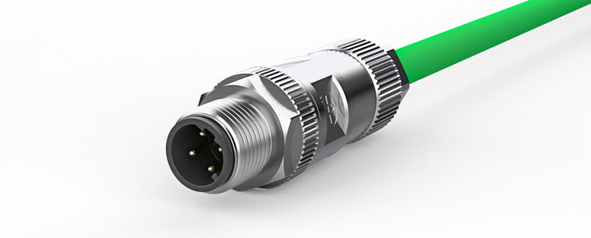 M12 - 4D - Male - Straight