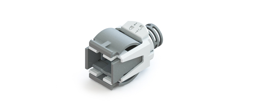 RJ45 - Y-CON - IP20 - Plug - Vibration Protection With Lock