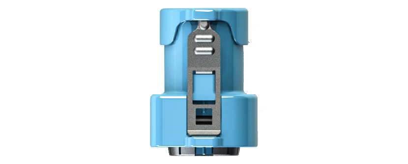 RJ45 - Y-CON - IP67/68/69k - Cover - Plastic - Blue - EMI