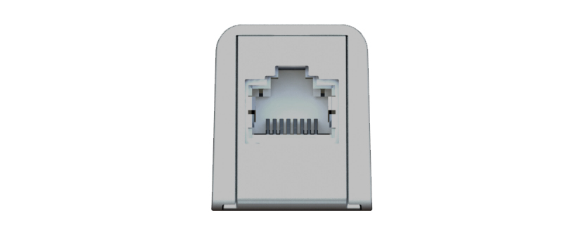 RJ45 - M12 - Y-CON - Coupler - Adapter - Metal - D4-coded - 100 MBit - 180°