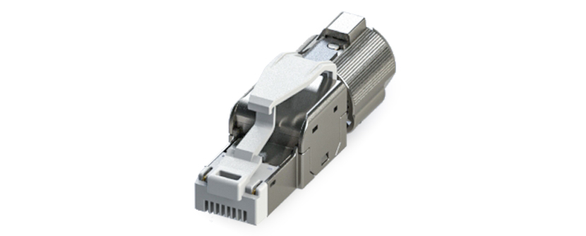 RJ45 - Y-CON IP20 - Profix-Plug - Tool Free Assembly - 2 Power Contacts ...