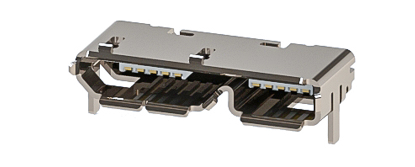 Micro USB 3.0 B-Type - 180° - Female SMT